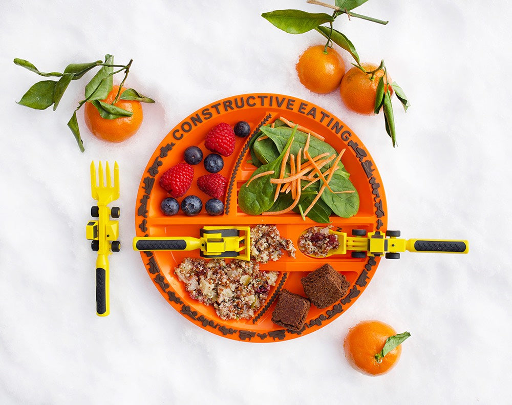 Construction Utensil & Plate Combo – Oh My Lunchbox